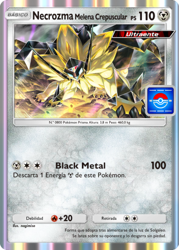Necrozma Melena Crepuscular (Promo-A 79 TCG Pocket) - WikiDex, la enciclopedia Pokémon