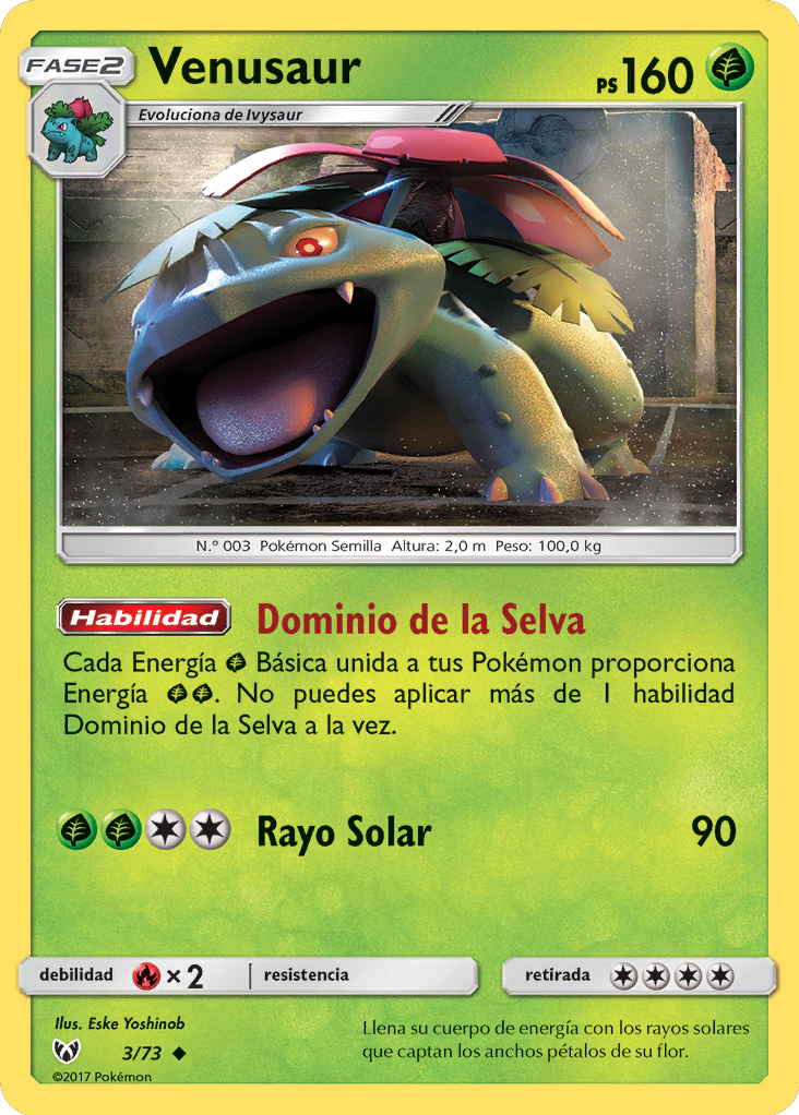 Venusaur (Leyendas Luminosas TCG) - WikiDex, la enciclopedia Pokémon