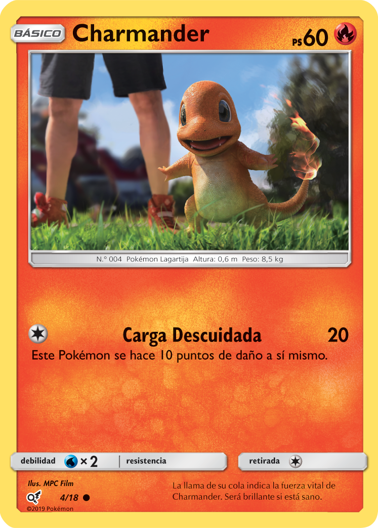 Charmander (Detective Pikachu TCG) - WikiDex, la enciclopedia Pokémon