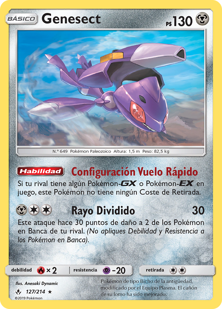 Genesect (Vínculos Indestructibles TCG) - WikiDex, la enciclopedia Pokémon