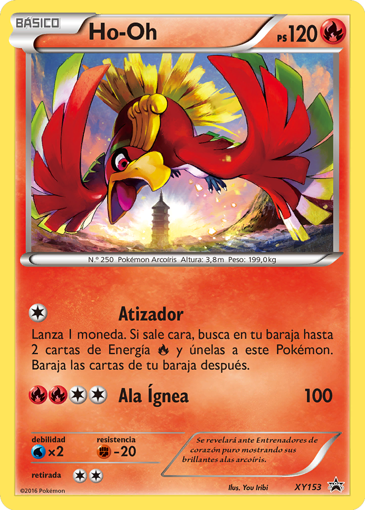 Ho-Oh (XY Promo 153 TCG) - WikiDex, la enciclopedia Pokémon