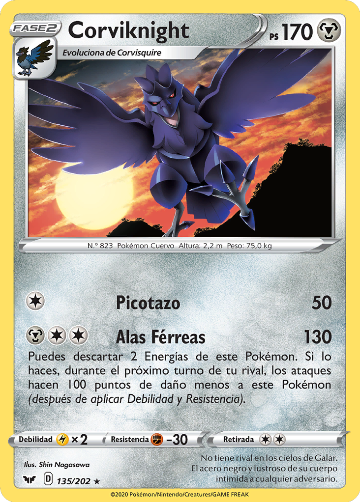 Corviknight (Espada y Escudo TCG) - WikiDex, la enciclopedia Pokémon