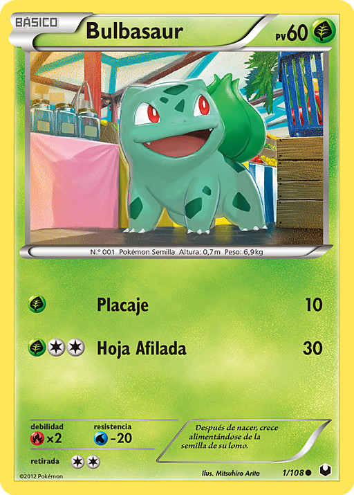 Bulbasaur (Oscuros Exploradores TCG) - WikiDex, la enciclopedia Pokémon