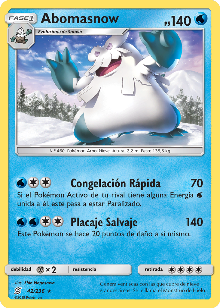 Abomasnow (Mentes Unidas TCG) - WikiDex, la enciclopedia Pokémon