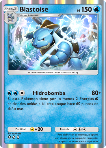 Blastoise (Genes Formidables TCG Pocket) - WikiDex, la enciclopedia Pokémon