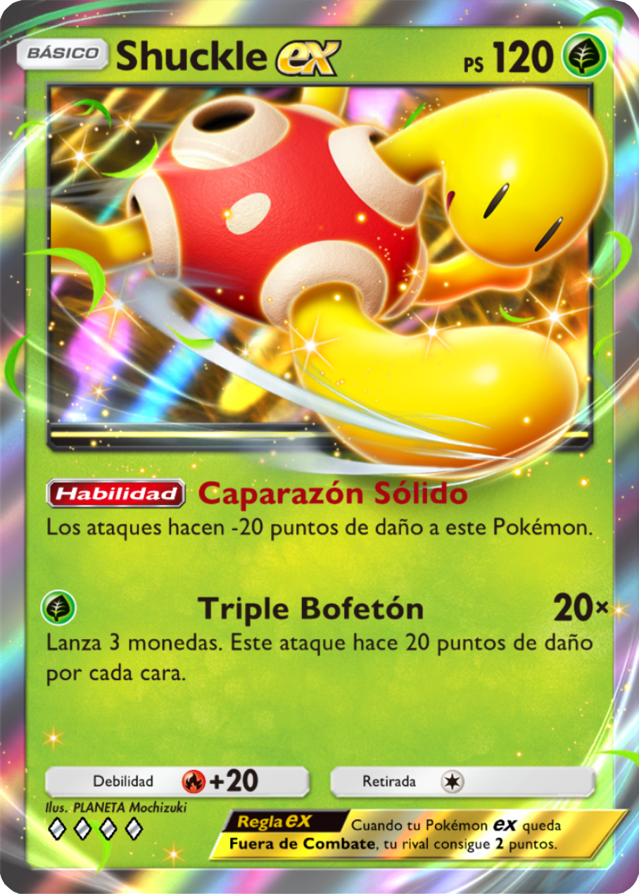 Shuckle ex (Saber Marino y Celeste TCG Pocket) - WikiDex, la ...