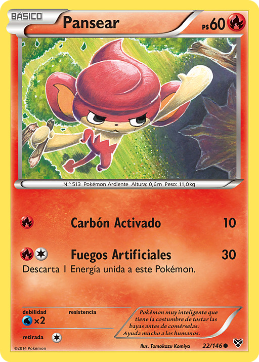Pansear (XY TCG) - WikiDex, la enciclopedia Pokémon