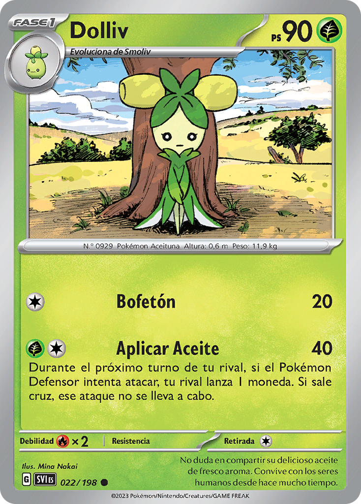 Dolliv (Escarlata y Púrpura TCG) - WikiDex, la enciclopedia Pokémon