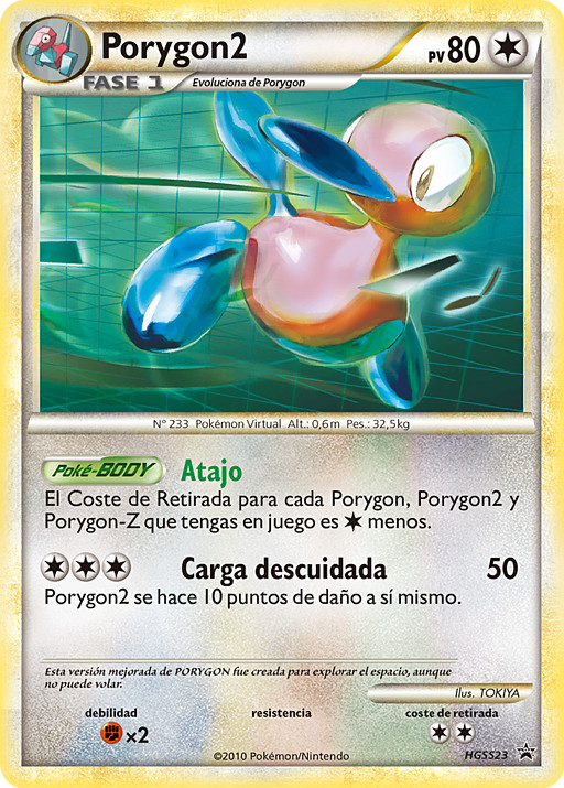 Porygon2 (HGSS Promo 23 TCG) - WikiDex, la enciclopedia Pokémon