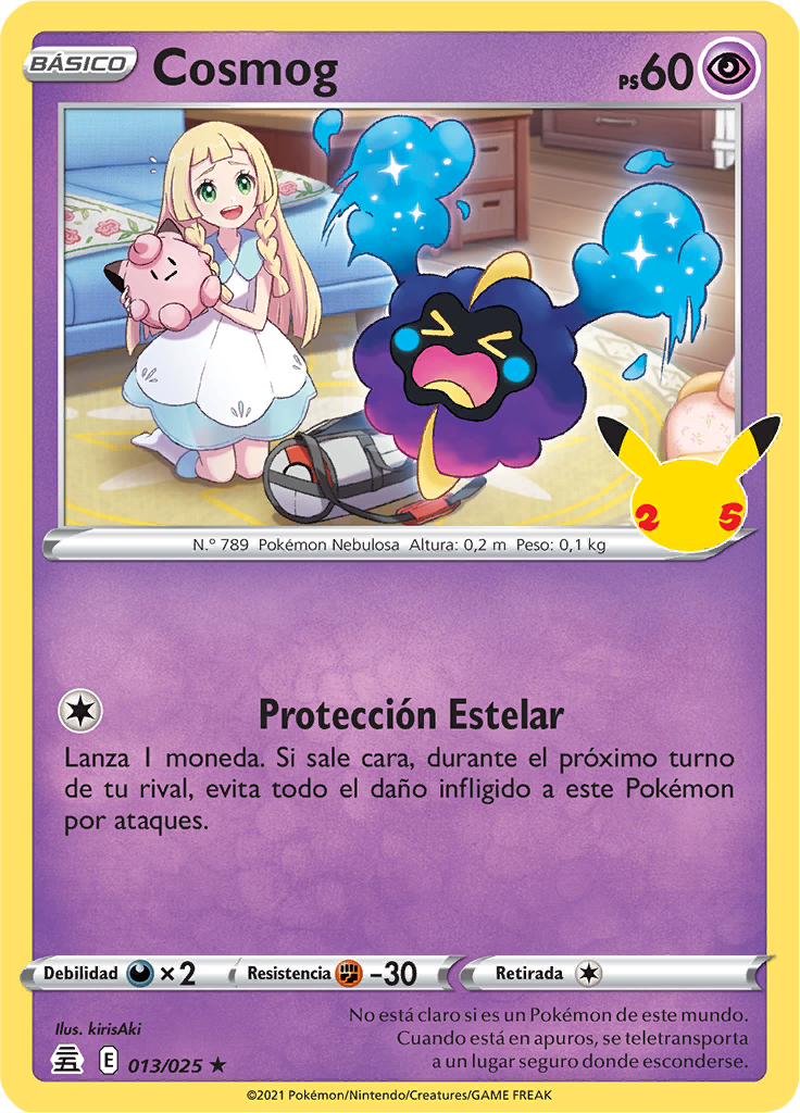 Cosmog (Celebraciones TCG) - WikiDex, la enciclopedia Pokémon