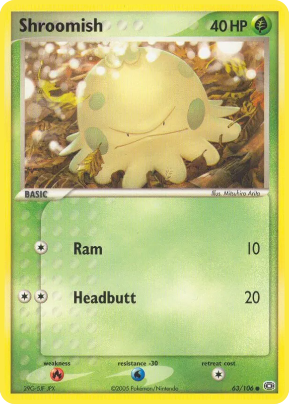 Shroomish (Emerald TCG) - WikiDex, la enciclopedia Pokémon