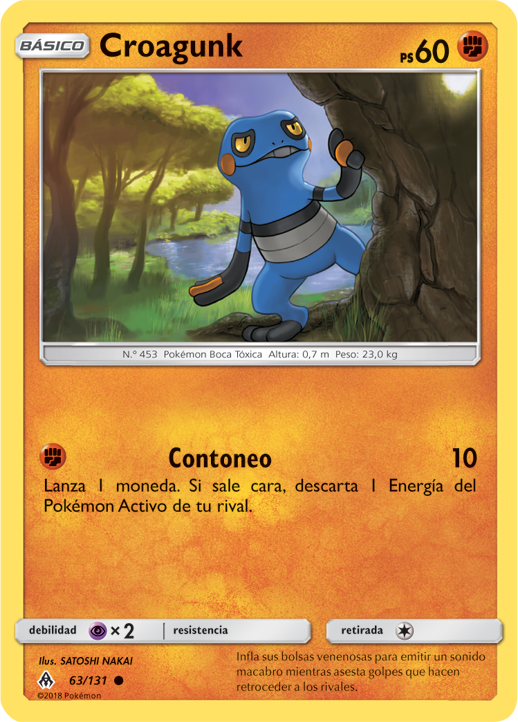 Croagunk (Luz Prohibida TCG) - WikiDex, la enciclopedia Pokémon