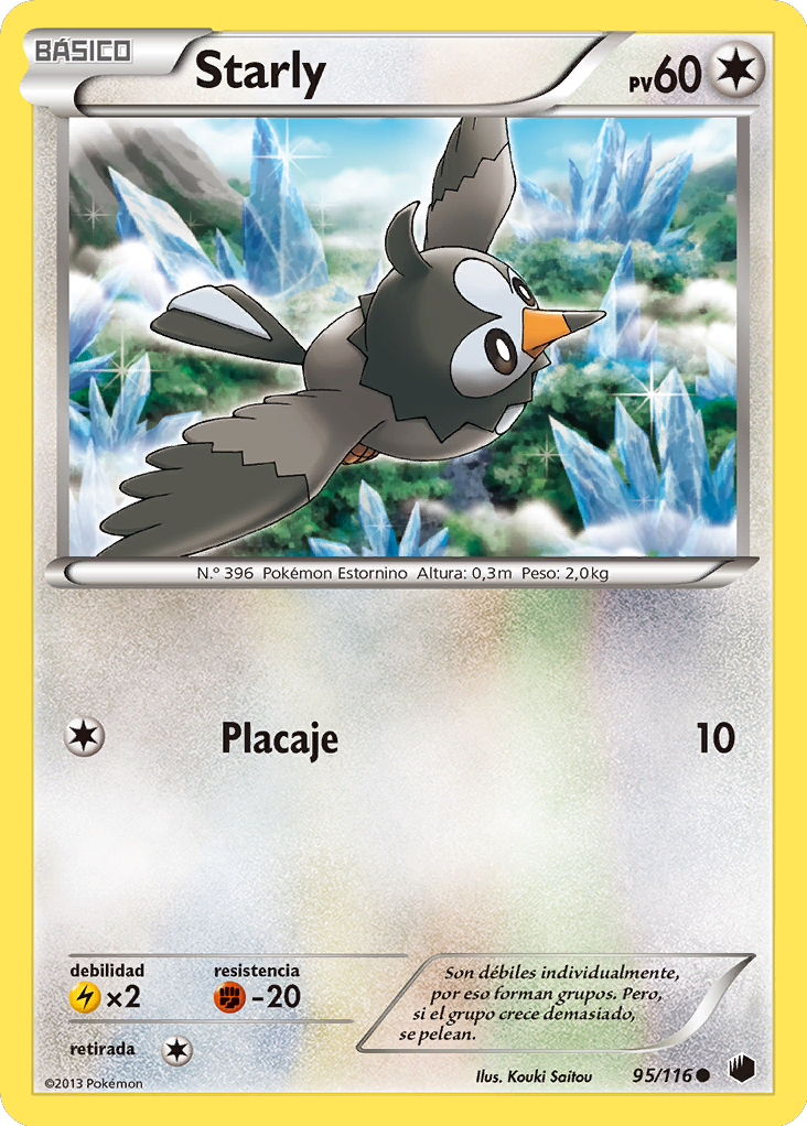 Starly (Glaciación Plasma TCG) - WikiDex, la enciclopedia Pokémon