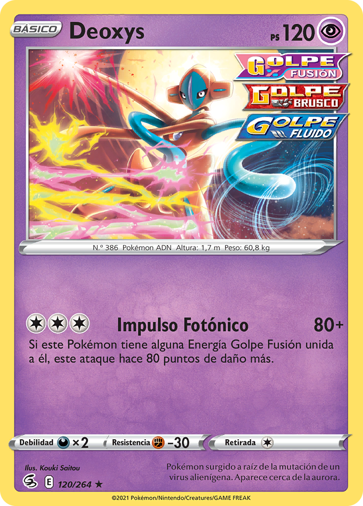 Deoxys (Golpe Fusión TCG) - WikiDex, la enciclopedia Pokémon