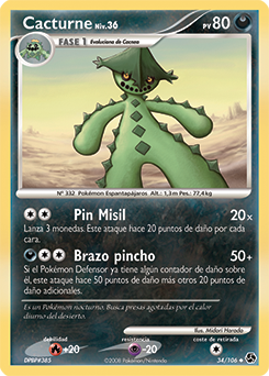 Cacturne (Grandes Encuentros TCG) - WikiDex, la enciclopedia Pokémon