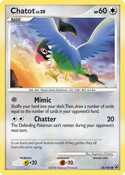 Chatot (Majestic Dawn TCG) - WikiDex, la enciclopedia Pokémon