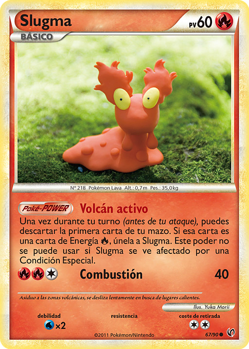Slugma (Intrépidos TCG) - WikiDex, la enciclopedia Pokémon