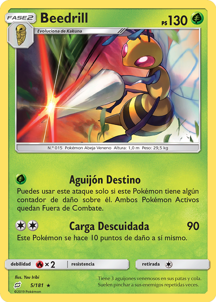 Beedrill (Unión de Aliados TCG) - WikiDex, la enciclopedia Pokémon