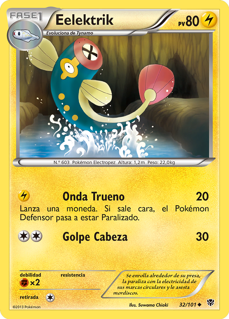 Eelektrik (Explosión Plasma TCG) - WikiDex, la enciclopedia Pokémon