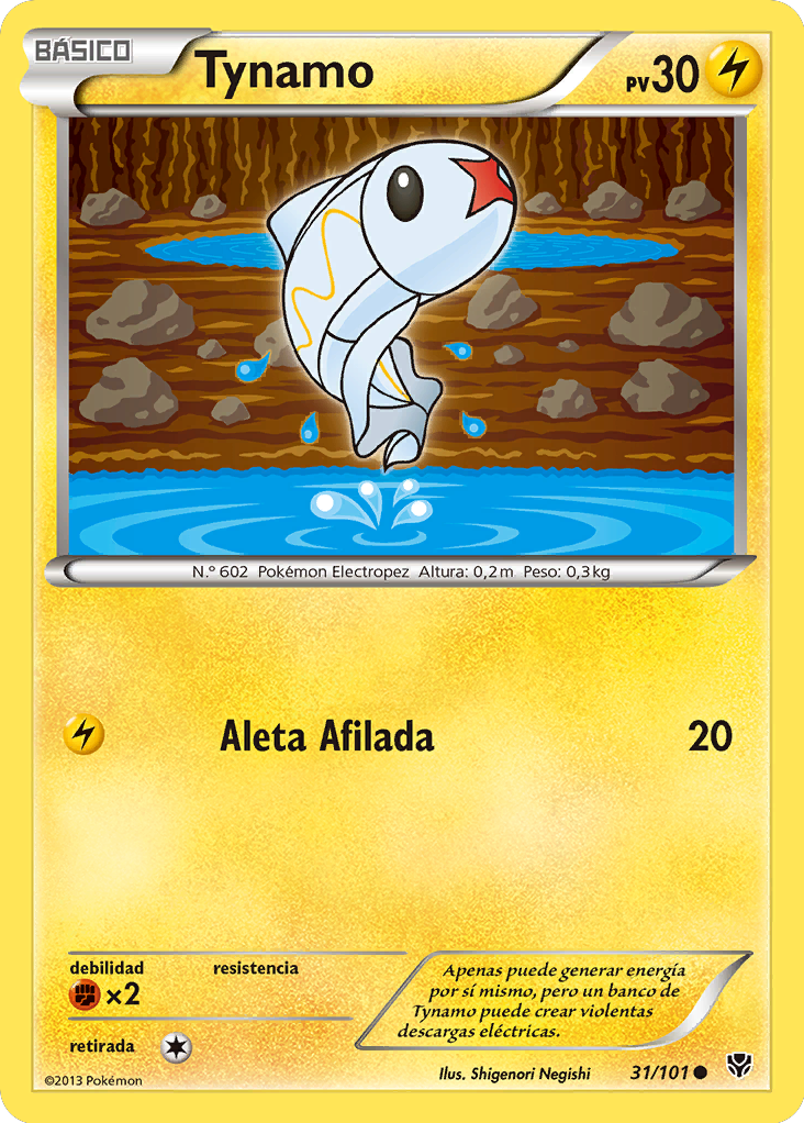 Tynamo (Explosión Plasma TCG) - WikiDex, la enciclopedia Pokémon