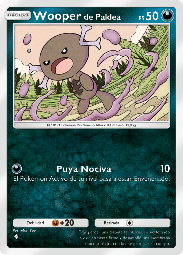 Wooper de Paldea (Festival Brillante TCG Pocket) - WikiDex, la ...