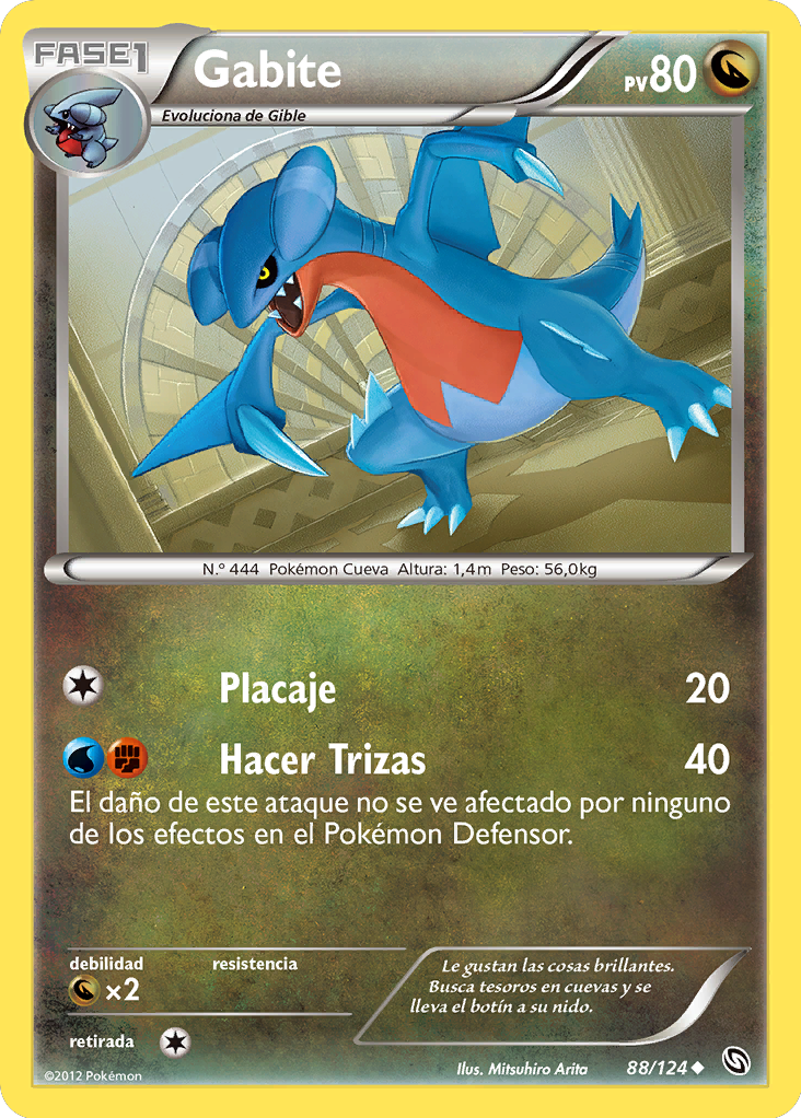 Gabite (Dragones Majestuosos 88 TCG) - WikiDex, la enciclopedia Pokémon