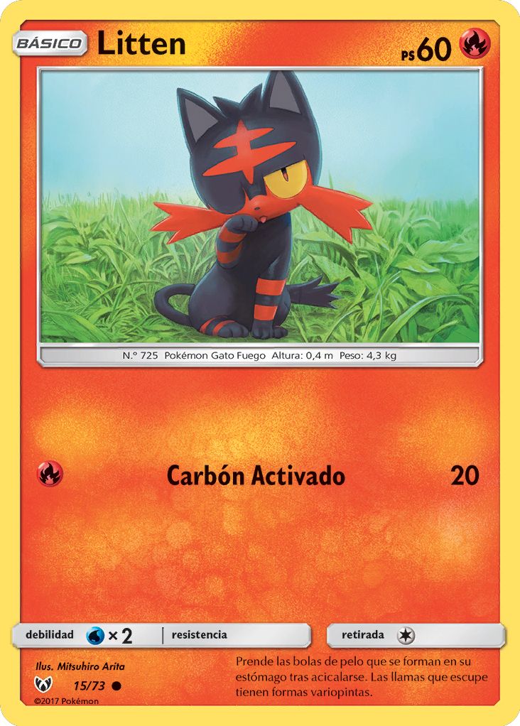 Litten (Leyendas Luminosas TCG) - WikiDex, la enciclopedia Pokémon