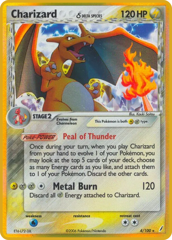 Charizard δ (Crystal Guardians TCG) - WikiDex, la enciclopedia Pokémon