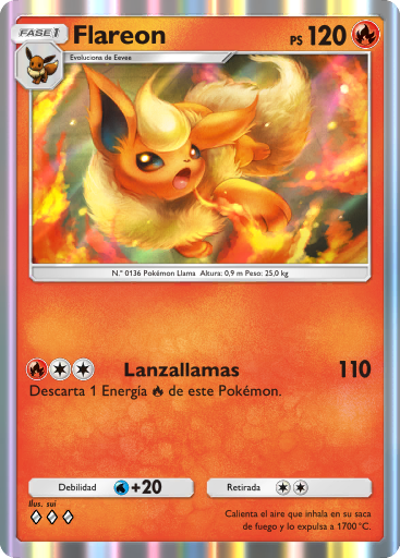 Flareon (Genes Formidables TCG Pocket) - WikiDex, la enciclopedia Pokémon
