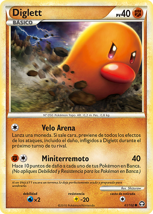 Diglett (Triunfadores TCG) - WikiDex, la enciclopedia Pokémon