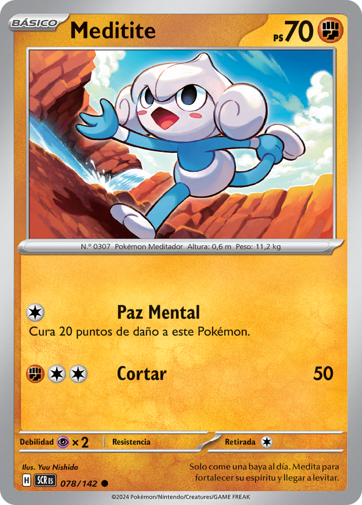 Meditite (Corona Astral 78 TCG) - WikiDex, la enciclopedia Pokémon