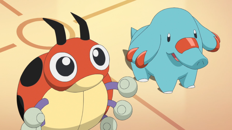 Archivo:EP1330 Ledyba y Phanpy.png - WikiDex, la enciclopedia Pokémon