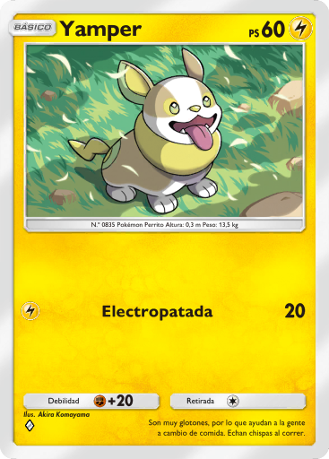 Yamper (Manantial Oculto TCG Pocket) - WikiDex, la enciclopedia Pokémon