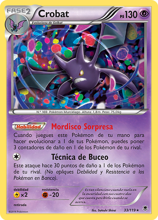 Crobat (Fuerzas Fantasmales TCG) - WikiDex, la enciclopedia Pokémon