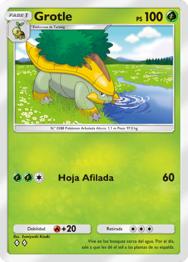 Grotle (Pugna Espaciotemporal TCG Pocket) - WikiDex, la enciclopedia ...
