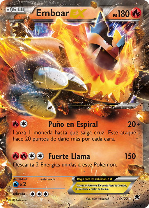 Emboar-EX (TURBOlímite TCG) - WikiDex, la enciclopedia Pokémon