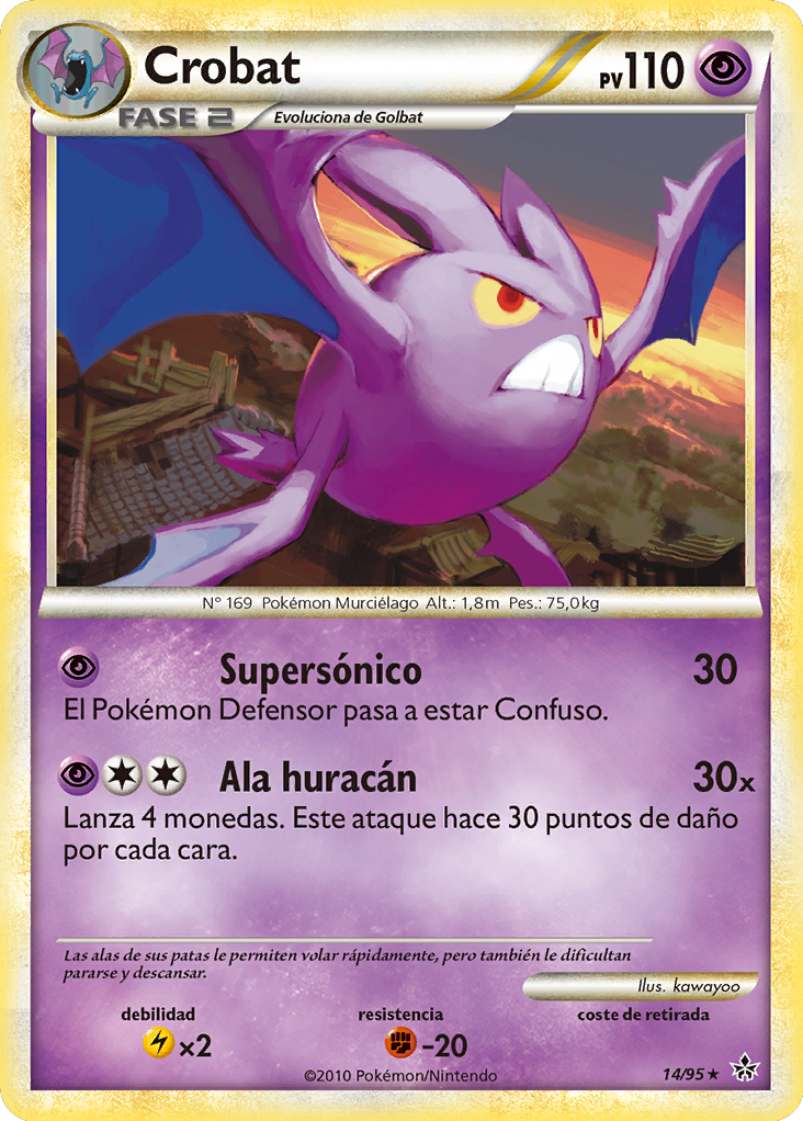 Crobat (Liberados 14 TCG) - WikiDex, la enciclopedia Pokémon