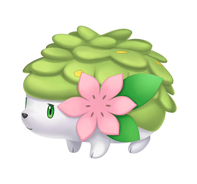 Archivo:Shaymin DBPR (Ilustración).png - WikiDex, la enciclopedia Pokémon