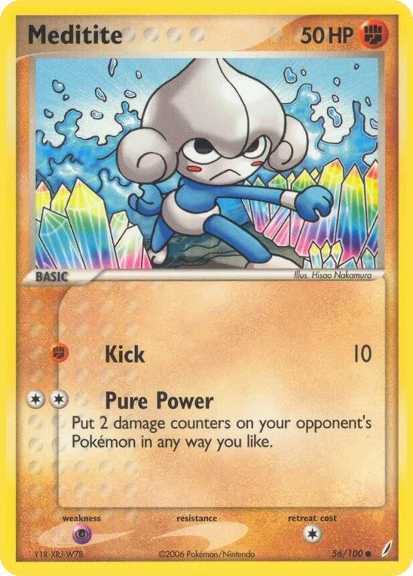 Meditite (Crystal Guardians TCG) - WikiDex, la enciclopedia Pokémon