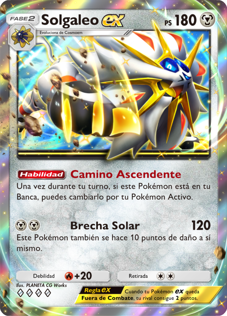 Solgaleo ex (Guardianes Celestiales TCG Pocket) - WikiDex, la ...