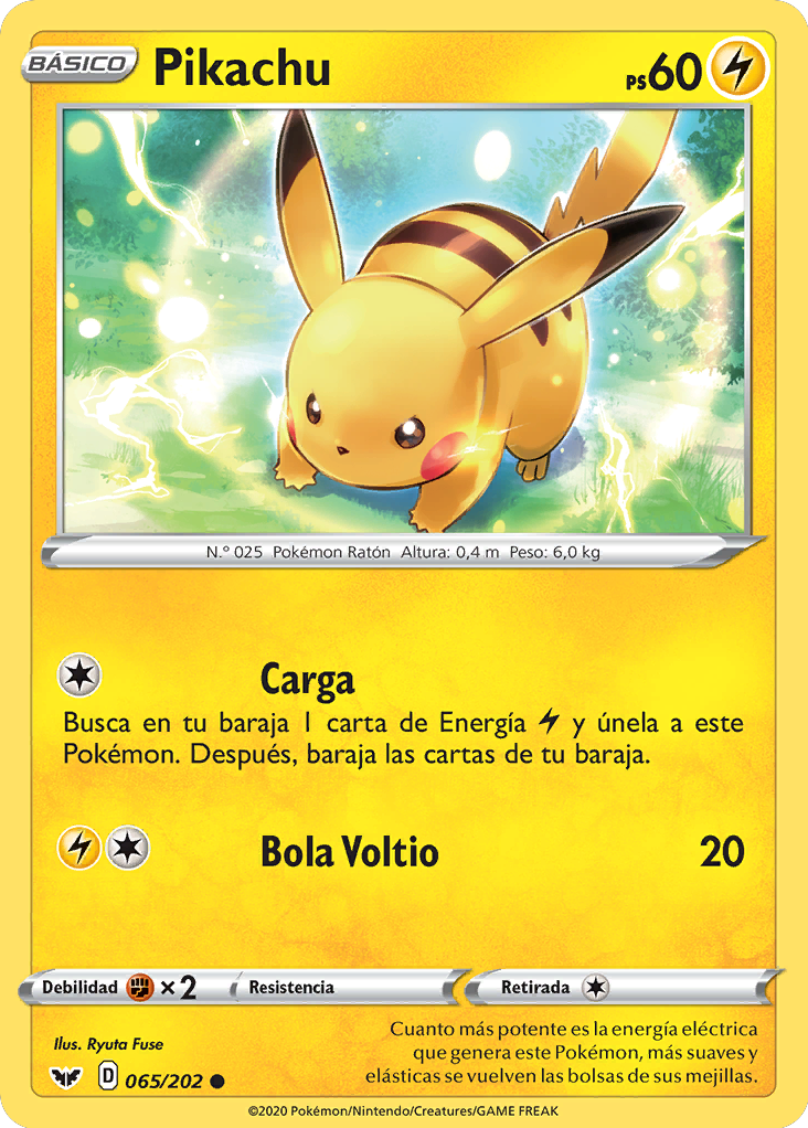Pikachu (Espada y Escudo TCG) - WikiDex, la enciclopedia Pokémon