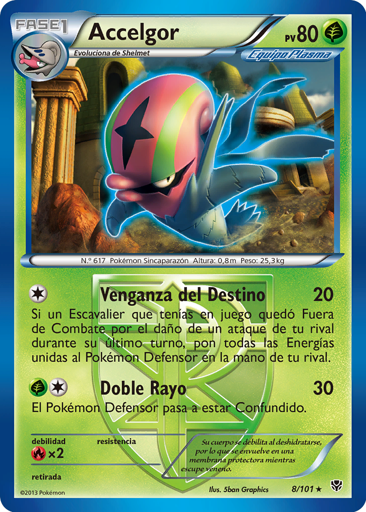 Accelgor (Explosión Plasma TCG) - WikiDex, la enciclopedia Pokémon