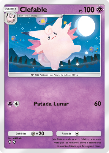 Clefable (Crisis Dimensional TCG Pocket) - WikiDex, la enciclopedia Pokémon