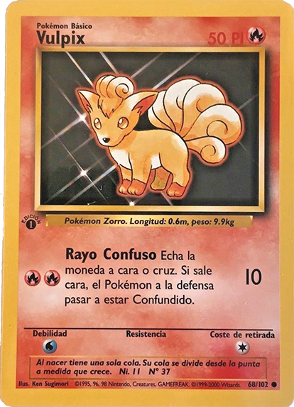 Vulpix (Base Set TCG) - WikiDex, la enciclopedia Pokémon