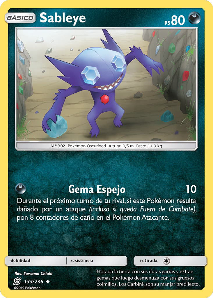 Sableye (Mentes Unidas TCG) - WikiDex, la enciclopedia Pokémon