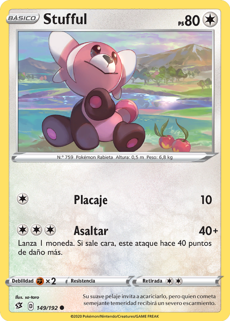 Stufful (Choque Rebelde TCG) - WikiDex, la enciclopedia Pokémon