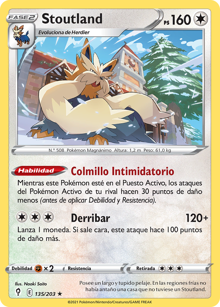 Stoutland (Cielos Evolutivos TCG) - WikiDex, la enciclopedia Pokémon