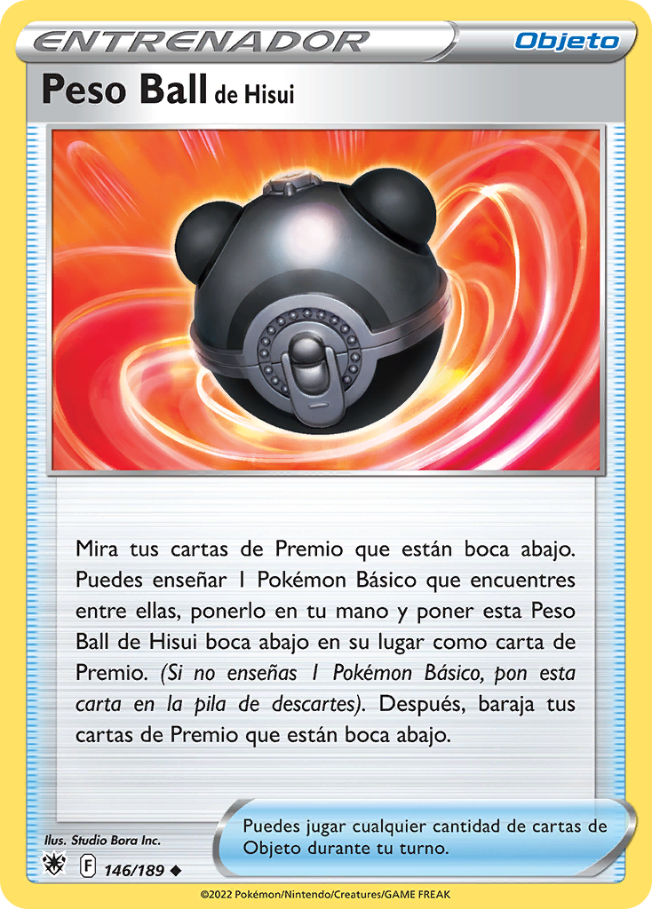 Peso Ball de Hisui (TCG) - WikiDex, la enciclopedia Pokémon