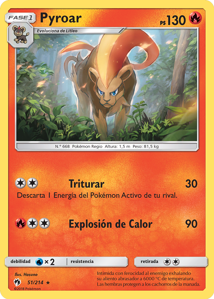 Pyroar (Truenos Perdidos TCG) - WikiDex, la enciclopedia Pokémon