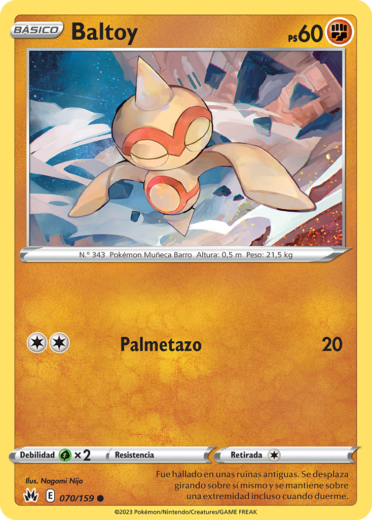 Archivo:Baltoy (Cenit Supremo TCG).png - WikiDex, la enciclopedia Pokémon